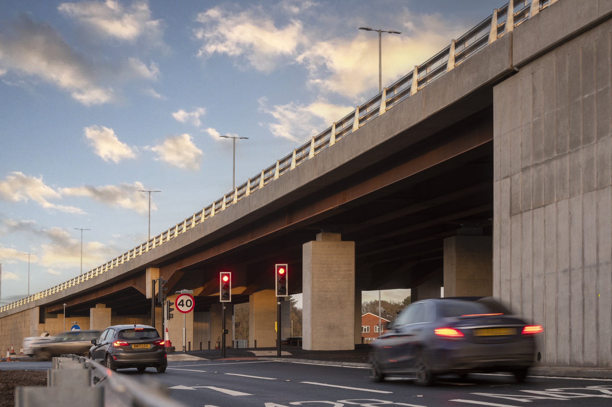 Official opening of the A46 Binley flyover marked by classic car ...