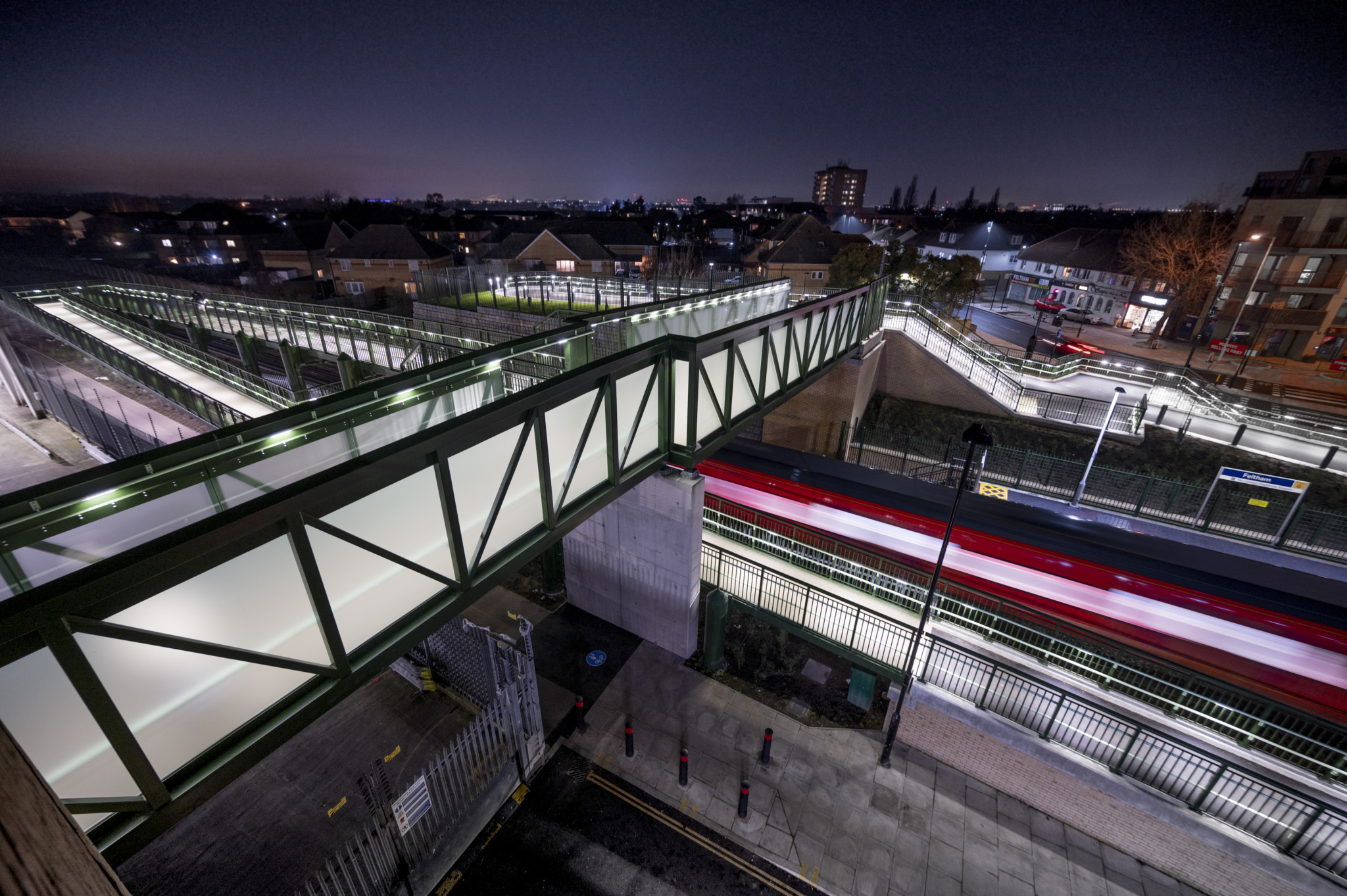 Feltham Station - Step free access compliments platform extension ...