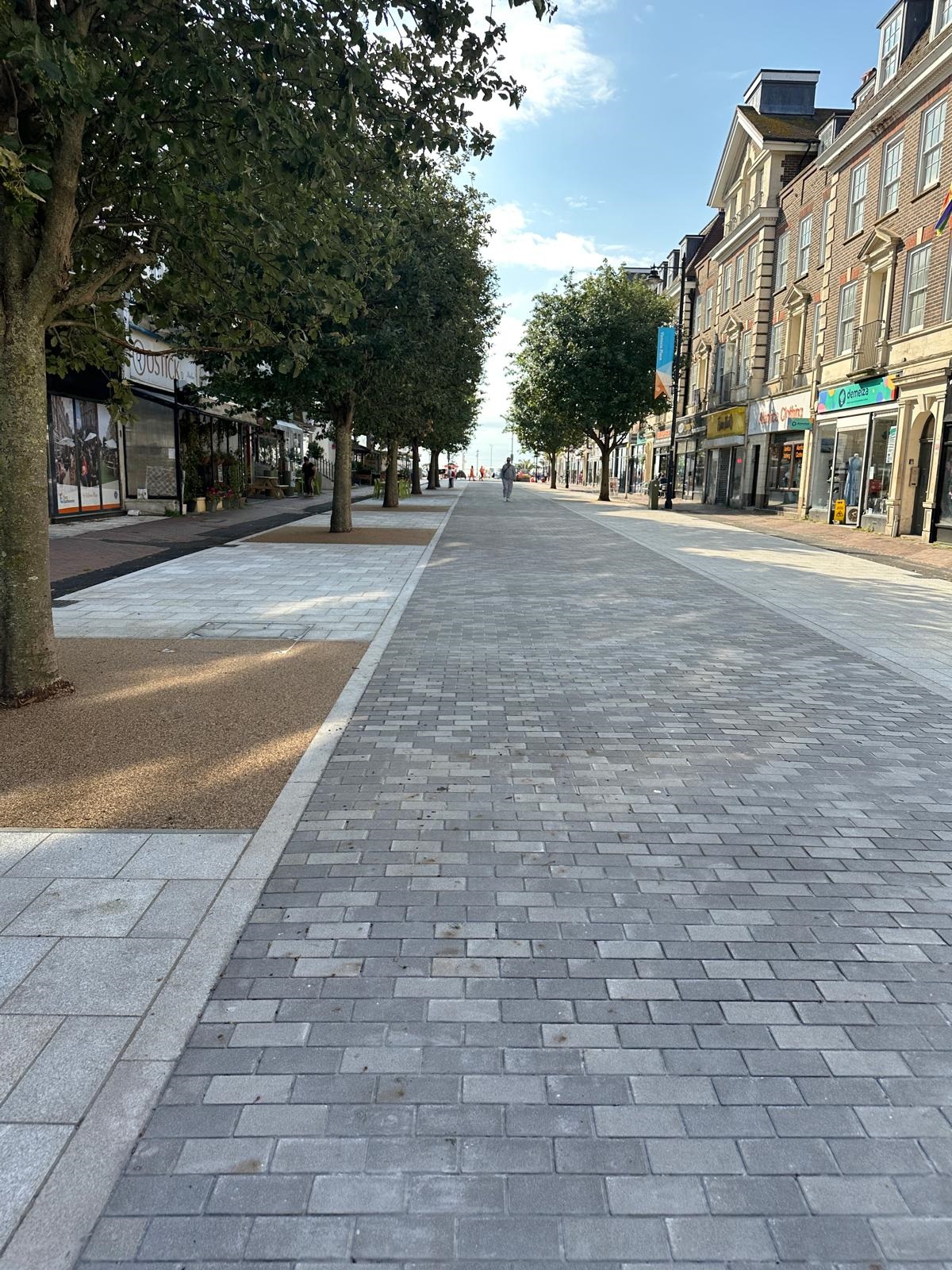 Public realm creation, Eastbourne, Terminus Road - Octavius