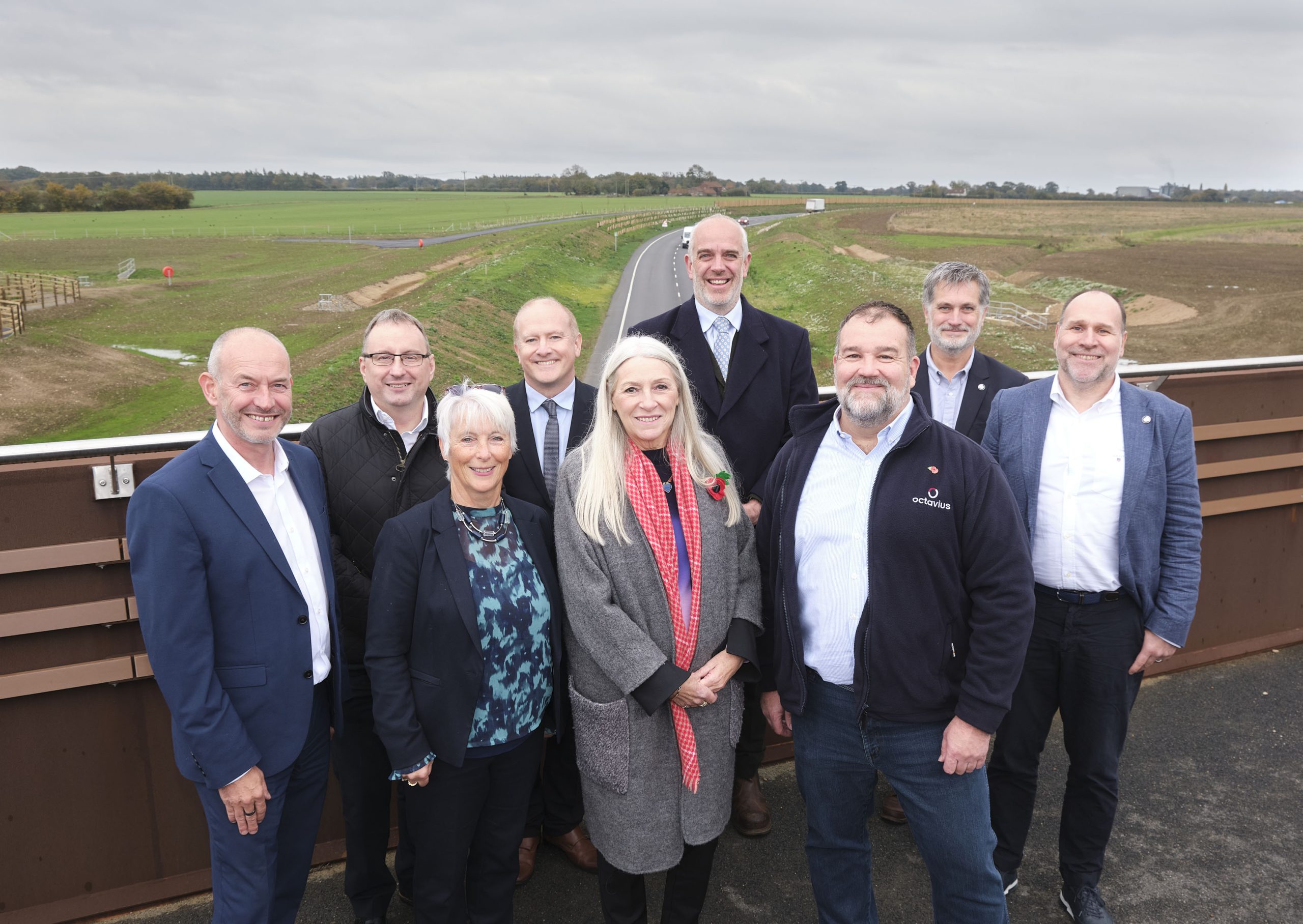 Official opening of Long Stratton bypass celebrated - Octavius